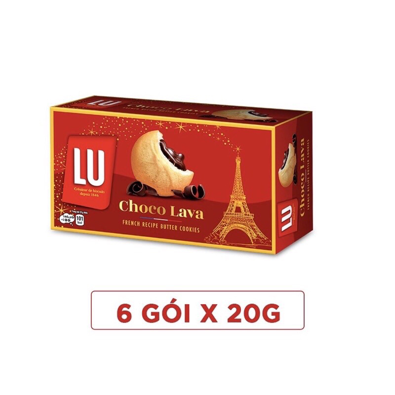 Bánh Quy Bơ Lu Choco Lava hộp 120g | Shopee Việt Nam
