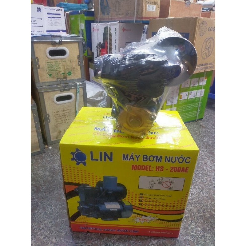 Máy bơm tăng áp điện tử LIN Model HS- 200A | Shopee Việt Nam