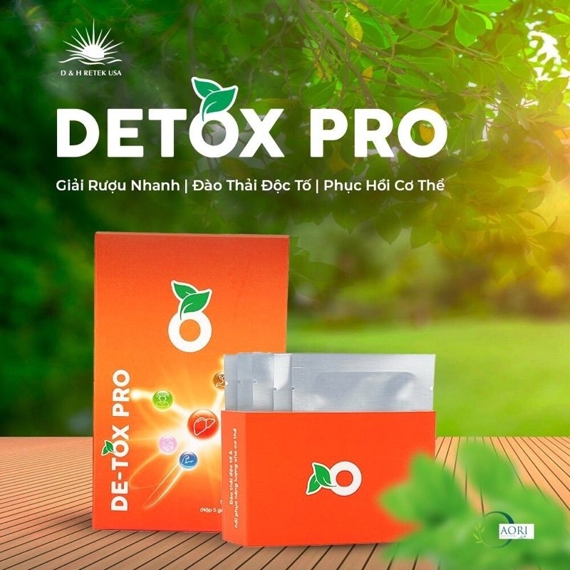 DETOX PRO - Nước Giải Rượu & Thải Độc Gan | Shopee Việt Nam