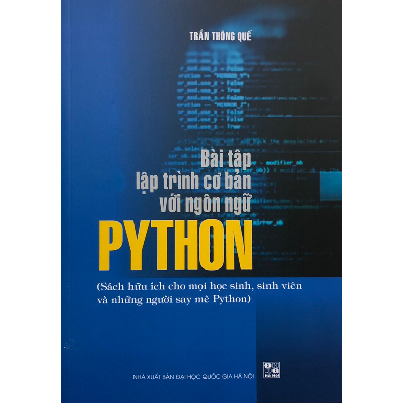 Sách - Bài tập lập trình cơ bản với ngôn ngữ Python | Shopee Việt Nam