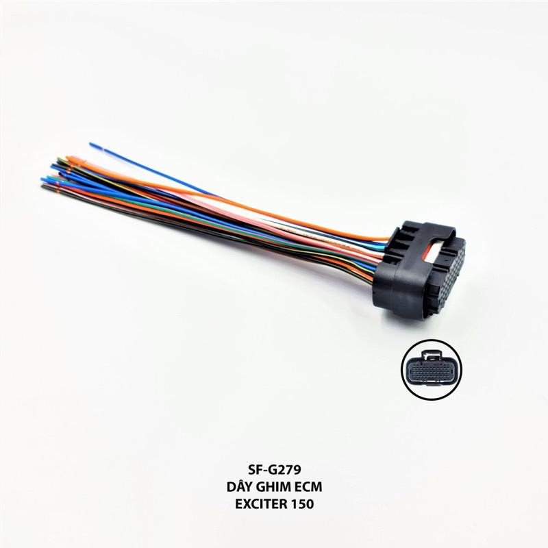 Dây ghim ECU ( Giắc IC) xe Exciter 150 39 chân/ 33 chân, Sirius Fi 18 ...