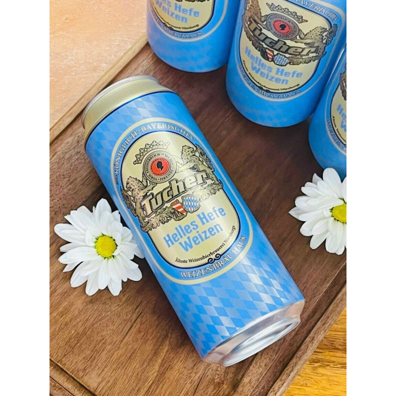 Bia Tucher Helles Hefe Weizen - nhập khẩu Đức - 1 lon 500ml | Shopee ...