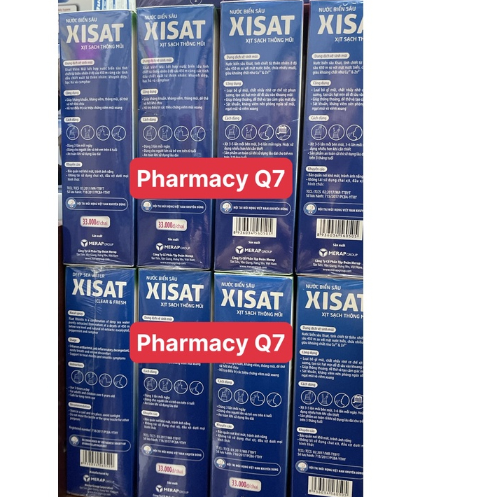 Xisat xanh sisat nuớc biển sâu xịt thông mũi Xisat 75ml (xanh)cho người ...