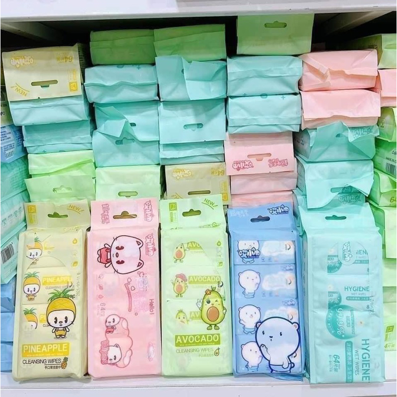 Khăn giấy ướt mini sạch sâu an toàn cho da | Shopee Việt Nam