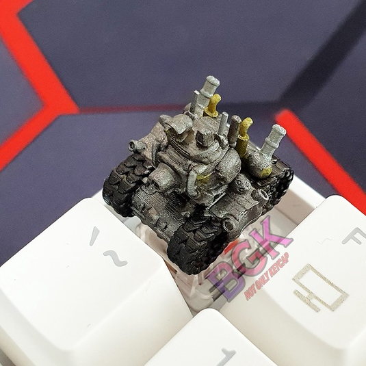 Keycap Artisan Metal Slug Tank Xám hình xe tăng trong game Metal Slug ...