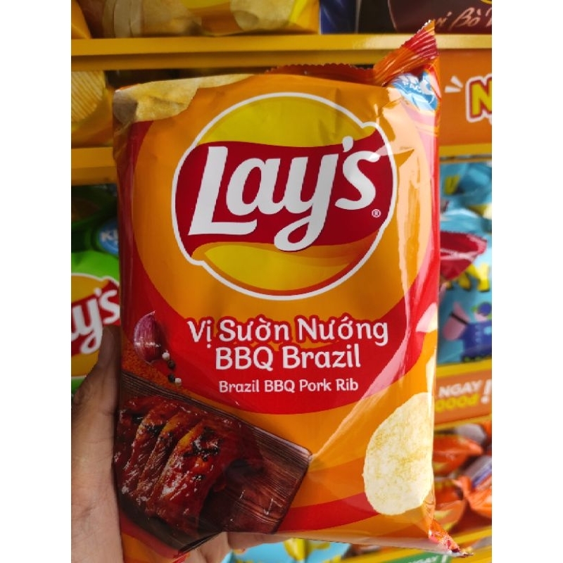 Bim bim Lay's vị sườn nướng bbq gói 58g | Shopee Việt Nam