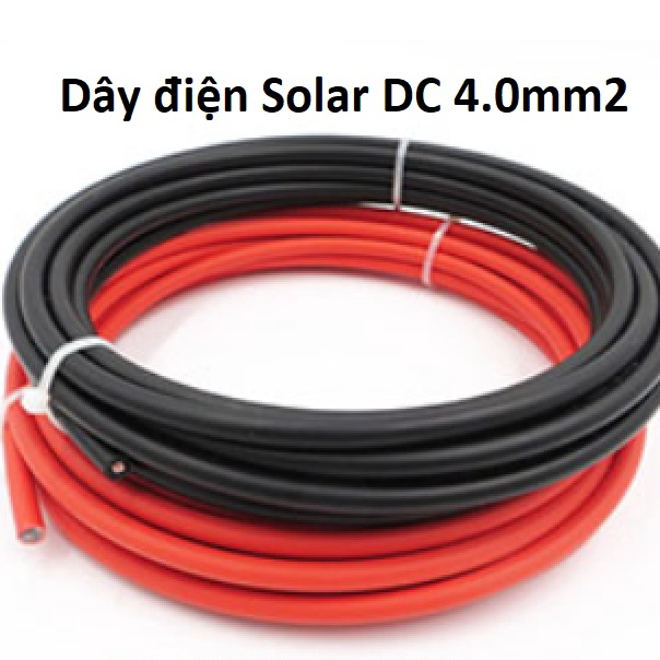 Dây solar DC 4.0 mm2 cáp điện năng lượng mặt trời PN TECH | Shopee Việt Nam