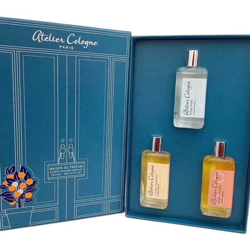 Set Bộ Nước Hoa Atelier cologne mini 3 chai - 10ml/chai | Shopee Việt Nam