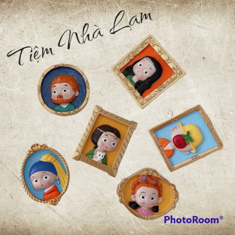Tượng tô màu thạch cao tranh mini( chưa kèm màu) | Shopee Việt Nam