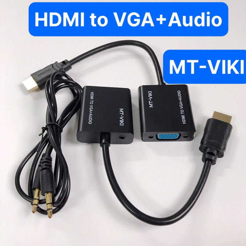 Cáp chuyển đổi HDMI sang VGA có âm thanh Cáp HDMI to VGA ,dây HDMI to ...