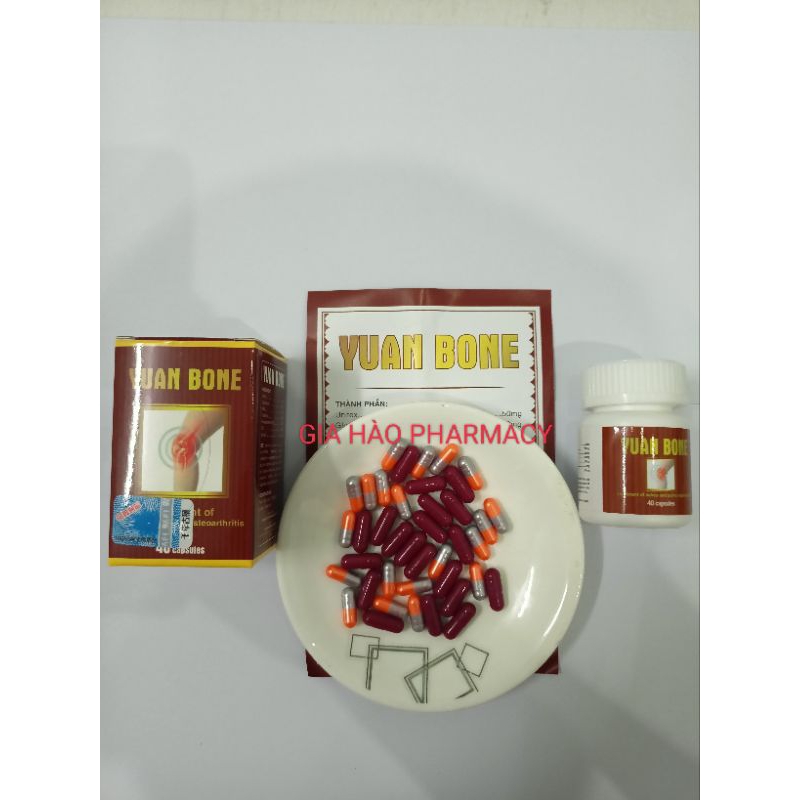 Yuan bone xương khớp Malaysia hàng chính hãng lọ 40 viên | Shopee Việt Nam