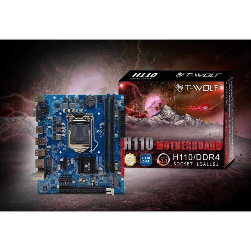 Mainboard T-WOLF H110 Chính Hãng ( VGA + HDMI -SSD M.2 chuẩn PCIe ...