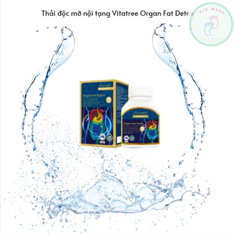 Viên uống detox thải độc mỡ nội tạng. Vitatree organ fat detox 60 viên ...