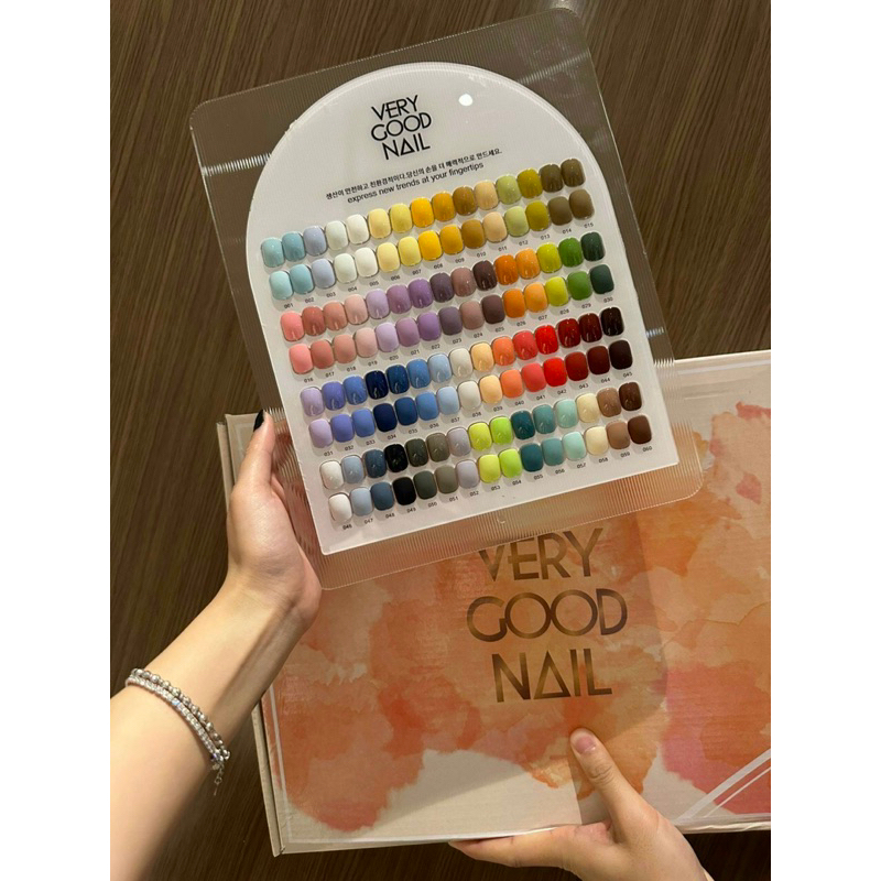 Set sơn gel very good nail 60 màu (Fullbox hồng Tặng BẢNG MÀU + Base ...