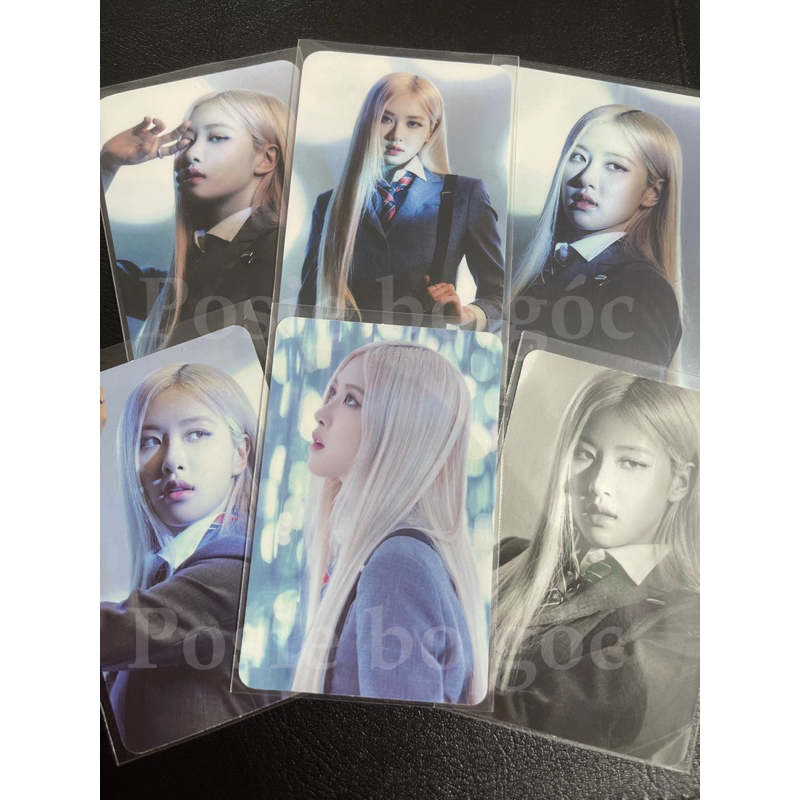 [OFFICIAL BLACKPINK] Card Rosé The Show - Diy - Special Edition JP Ver ...
