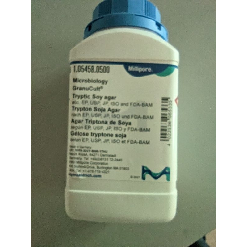 Môi trường nuôi cấy vi sinh Tryptone Soya Agar (TSA) chính hãng Merck ...