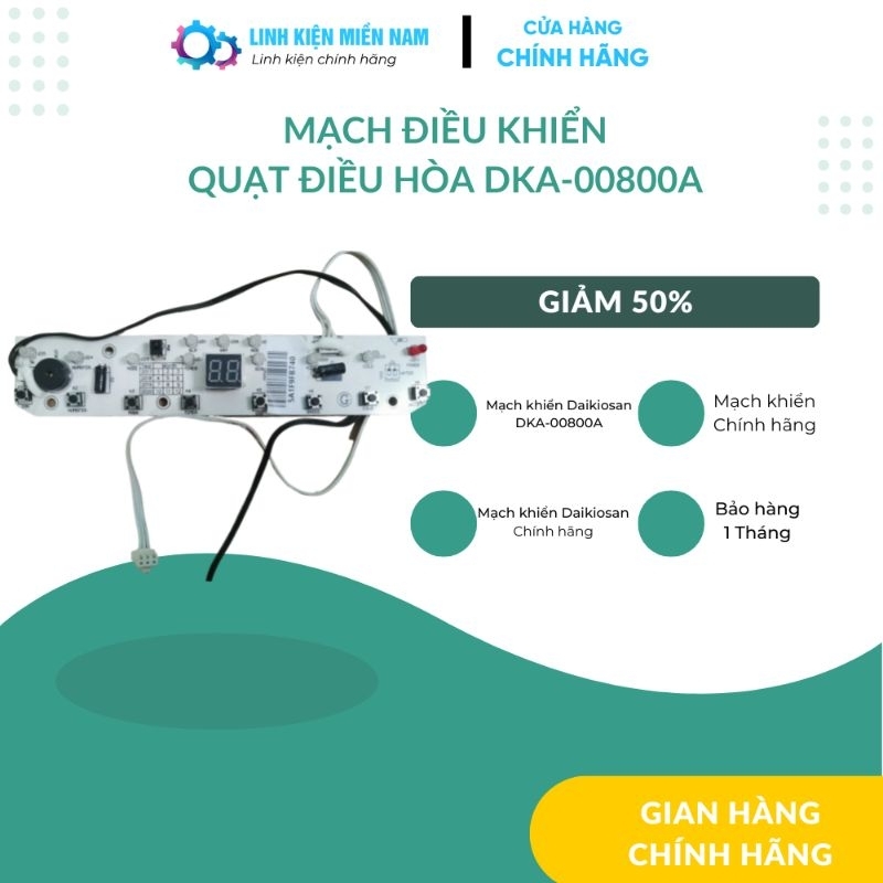 Mạch điều khiển quạt điều hòa Daikio Daikiosan DKA-00800A | Shopee Việt Nam