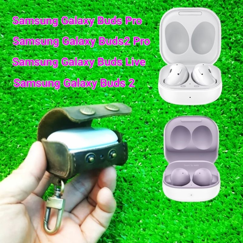 Bao da Samsung Galaxy Buds Pro / Buds live / Buds 2 (chung mẫu) da thật ...