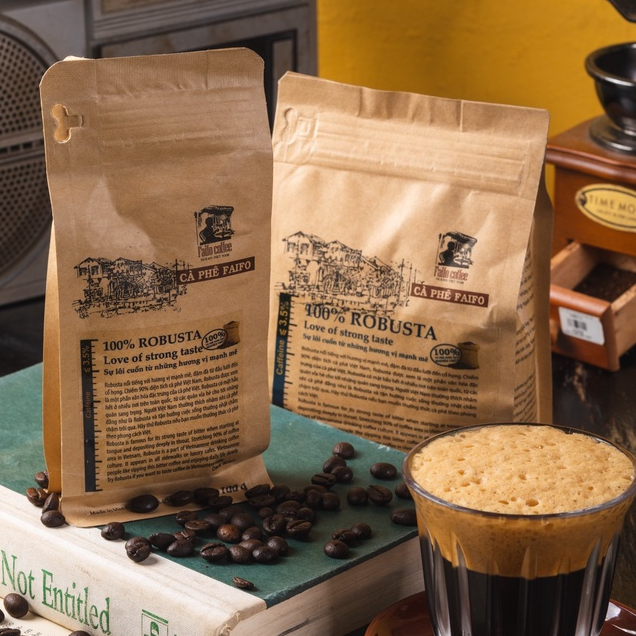 Cà phê 100% Robusta - Faifo Coffee | Shopee Việt Nam