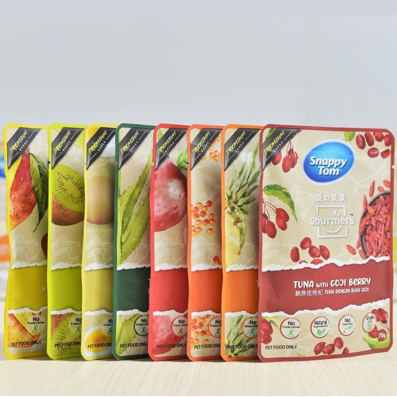 Pate Snappy Tom Trái Cây 70gr đủ vị dành cho mèo - Pate trái cây snappy tom | Shopee Việt Nam