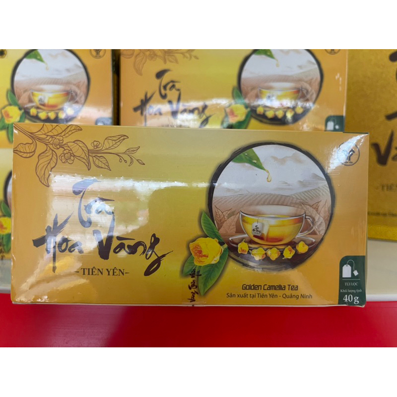 Trà hoa vàng - chè hoa vàng 40gam loại túi lọc | Shopee Việt Nam