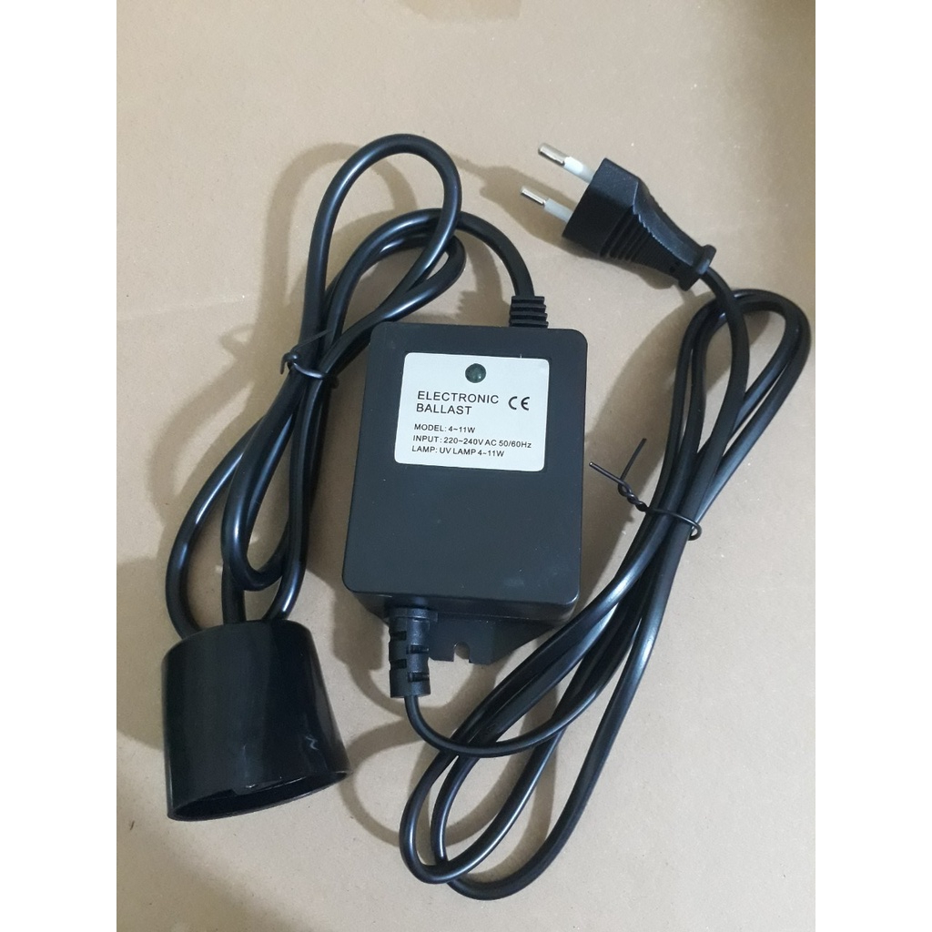 Adaptor 6W - Ballast biến áp chuyển nguồn đèn cực tím UV 6W - 4 chấu ...