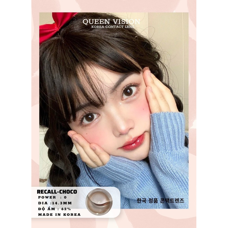 LENS QUEEN VISION- RECALL.CHOCO | Shopee Việt Nam
