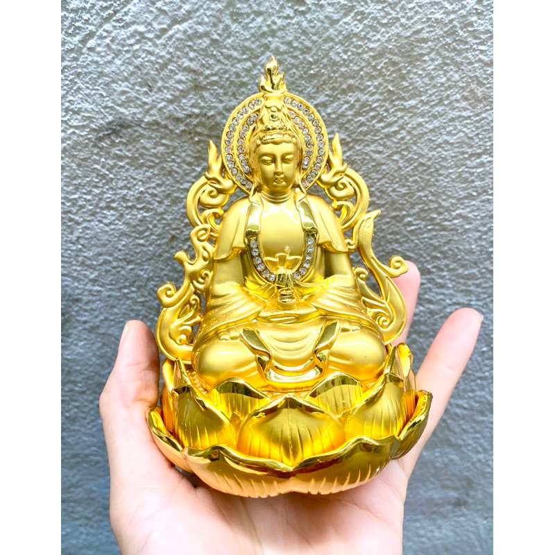 Tượng Phật Bổn Sư 2 mặt ngồi tòa sen | Shopee Việt Nam