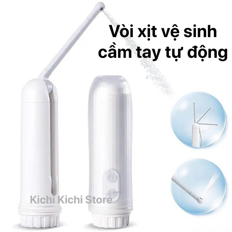 Vòi xịt vệ sinh cầm tay tự động Handy Care Bidet, tiện dụng khi đi du ...