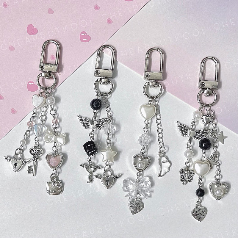 KEYCHAIN TRONG SUỐT - KEYRING HANDMADE/ DÂY ĐEO/ MÓC KHOÁ/ PHONE STRAP ...