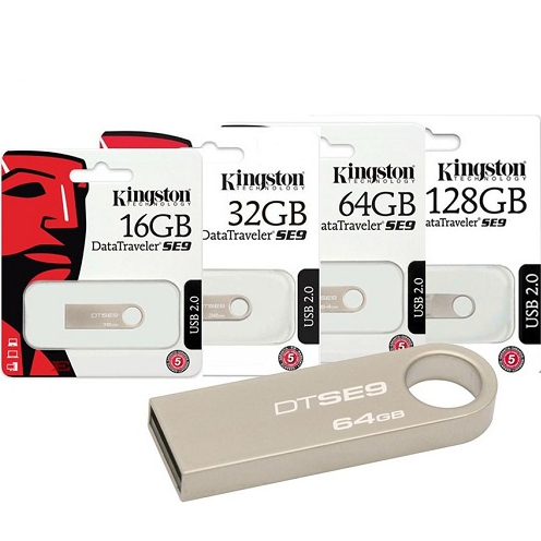 USB Kingston DataTraveler Se9 2gb-4gb-8gb-16gb-32gb-64gb-128gb Vỏ Sắt ...