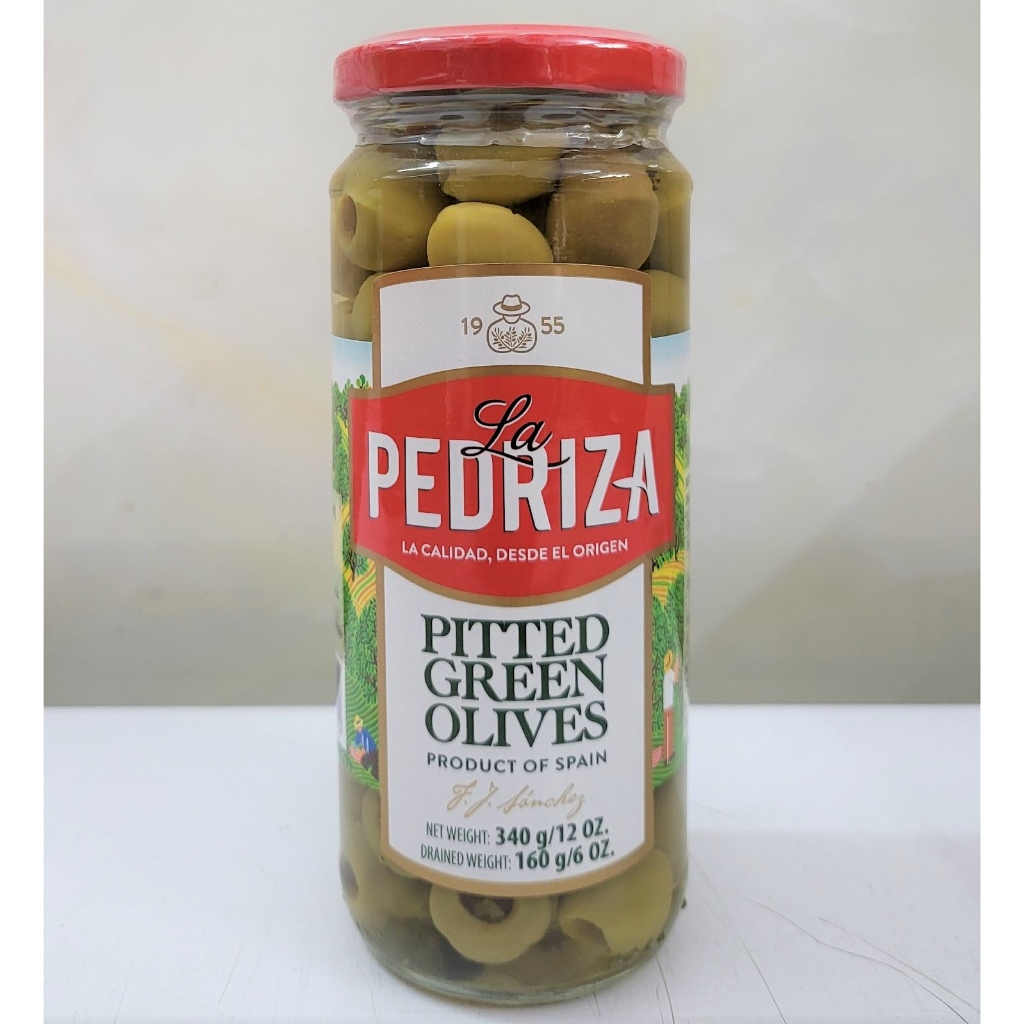 [Lọ XANH 340g] QUẢ Ô LIU XANH TÁCH HẠT [Spain] LA PEDRIZA Pitted Green Olives (euf) | Shopee ...