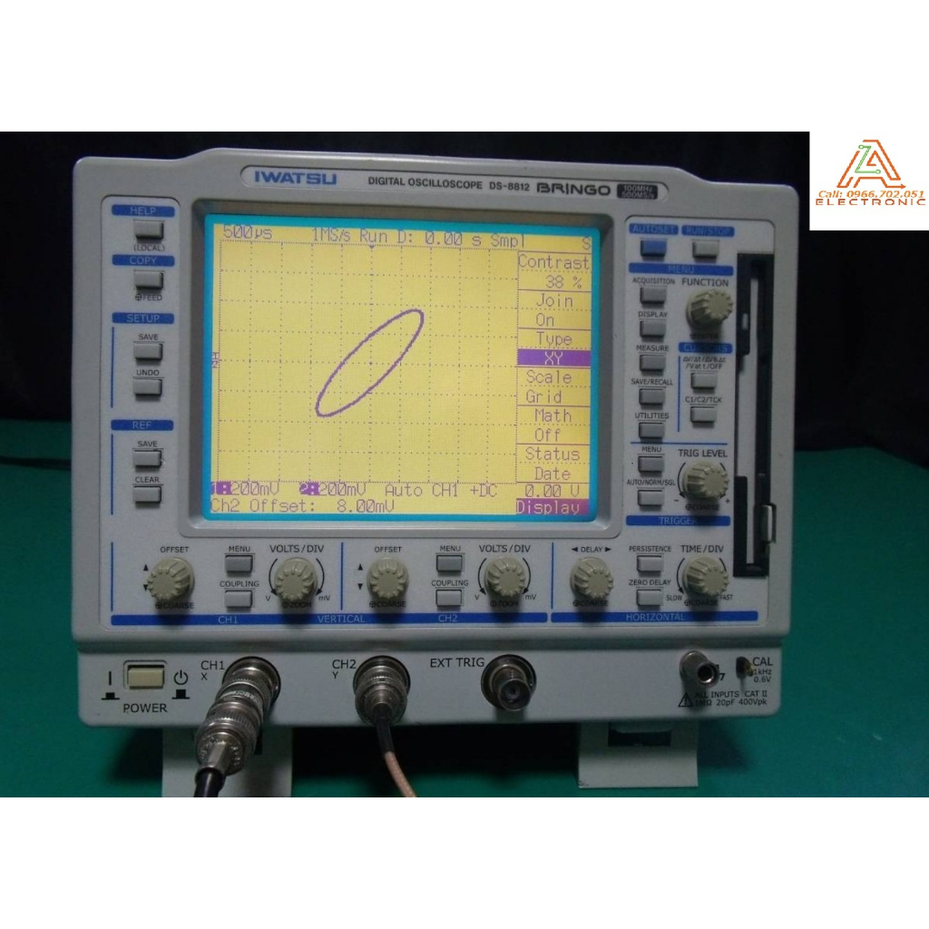 Máy hiện sóng kỹ thuật số Iwatsu DS-8812 100MHz 2 kênh | Shopee Việt Nam