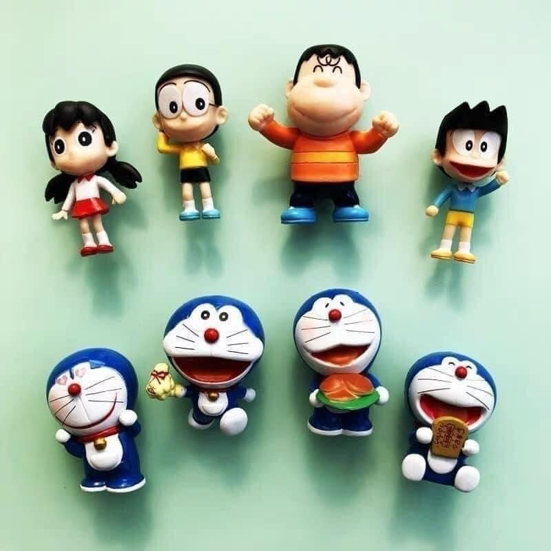 BỘ TƯỢNG DORAEMON 8 CON | Shopee Việt Nam