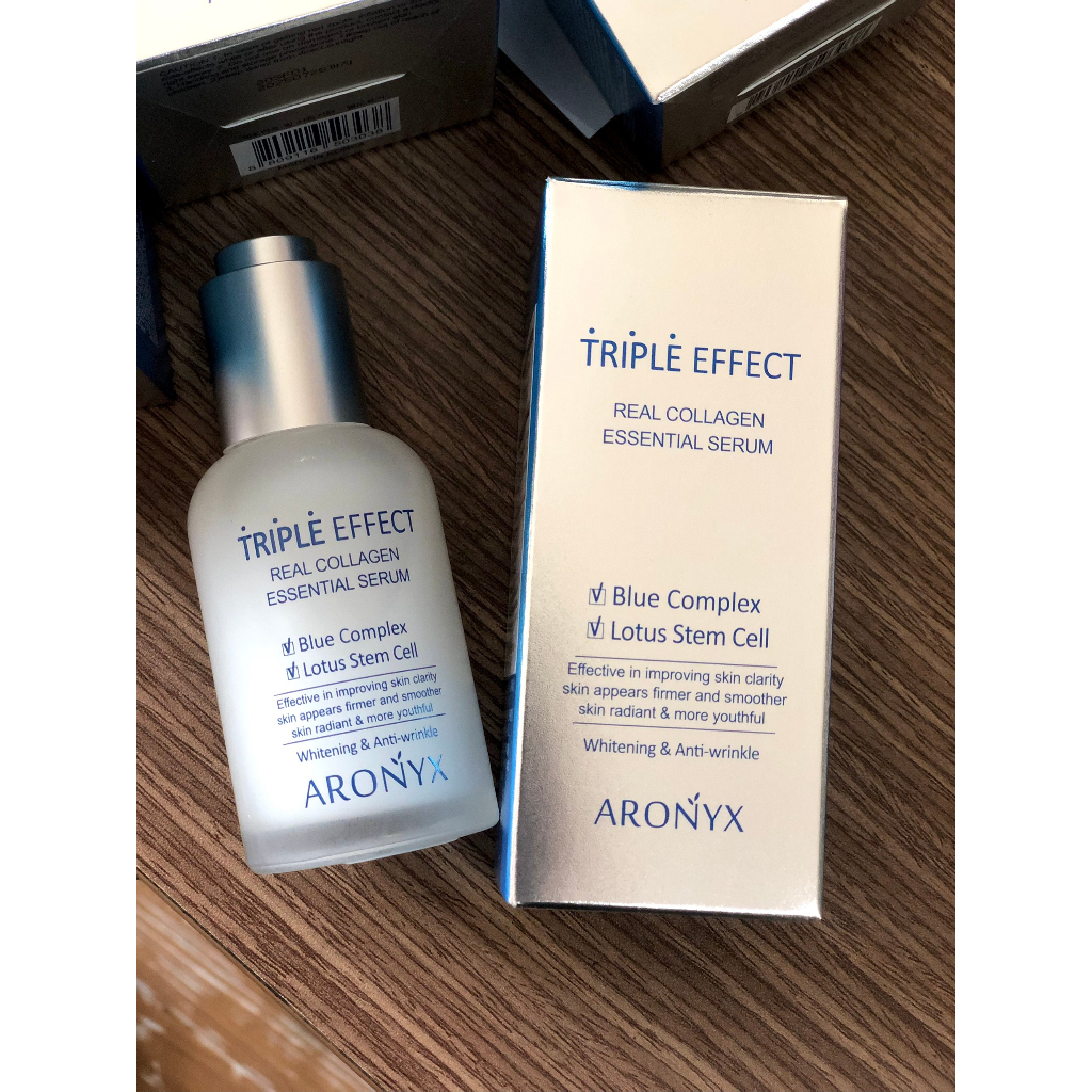 TINH CHẤT ARONYX TRIPLE EFFECT REAL COLLAGEN ESSENTIAL SERUM | Shopee ...