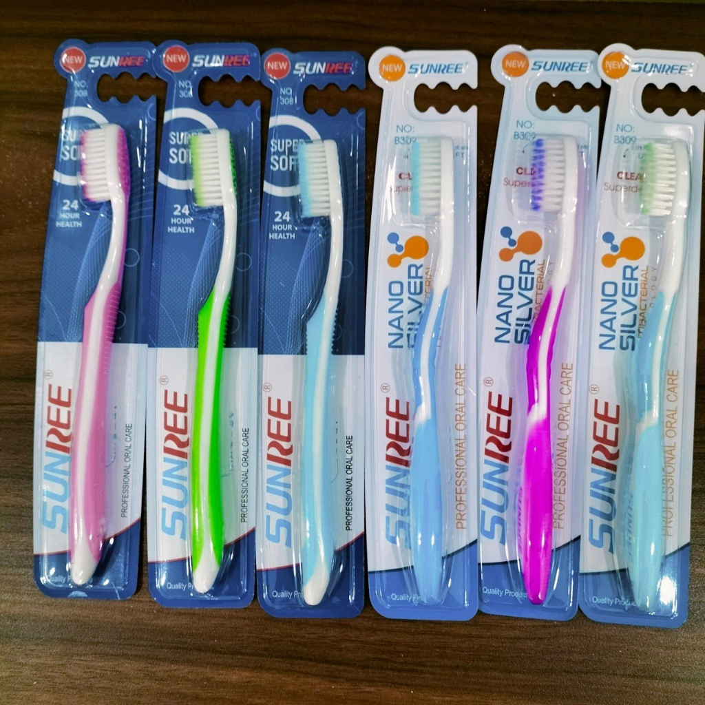 Set 4 Bàn Chải Đánh Răng Sunee Thái Lan Cao Cấp Siêu Mềm | Shopee Việt Nam