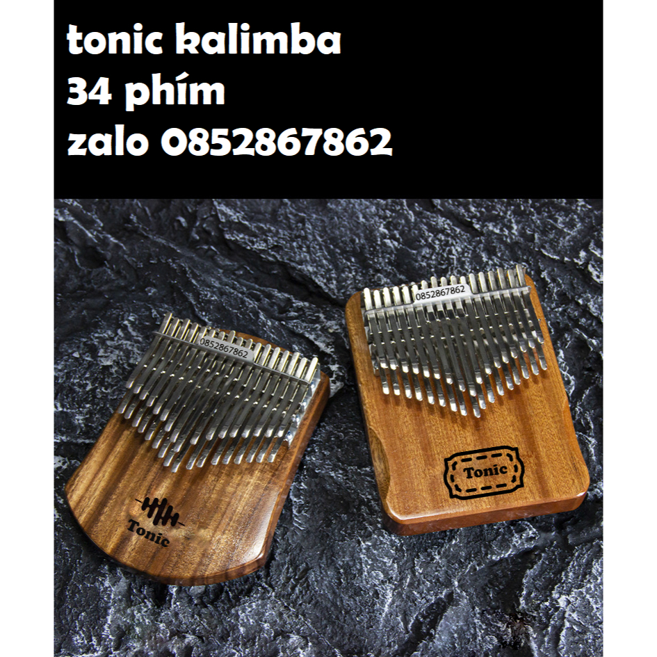 Đàn kalimba 34 phím cao cấp âm vang hay không tịt nốt Tonic Thump piano ...