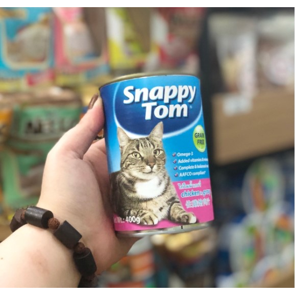 Pate Snappy Tom 400g Snappy Tom Pate Đủ Vị Cho Mèo Trưởng Thành Lon ...