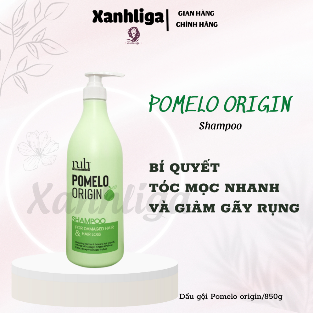 Dầu gội bưởi Pomelo Origin 850gr + Dầu xả bưởi Pomelo Origin 850gr mọc ...
