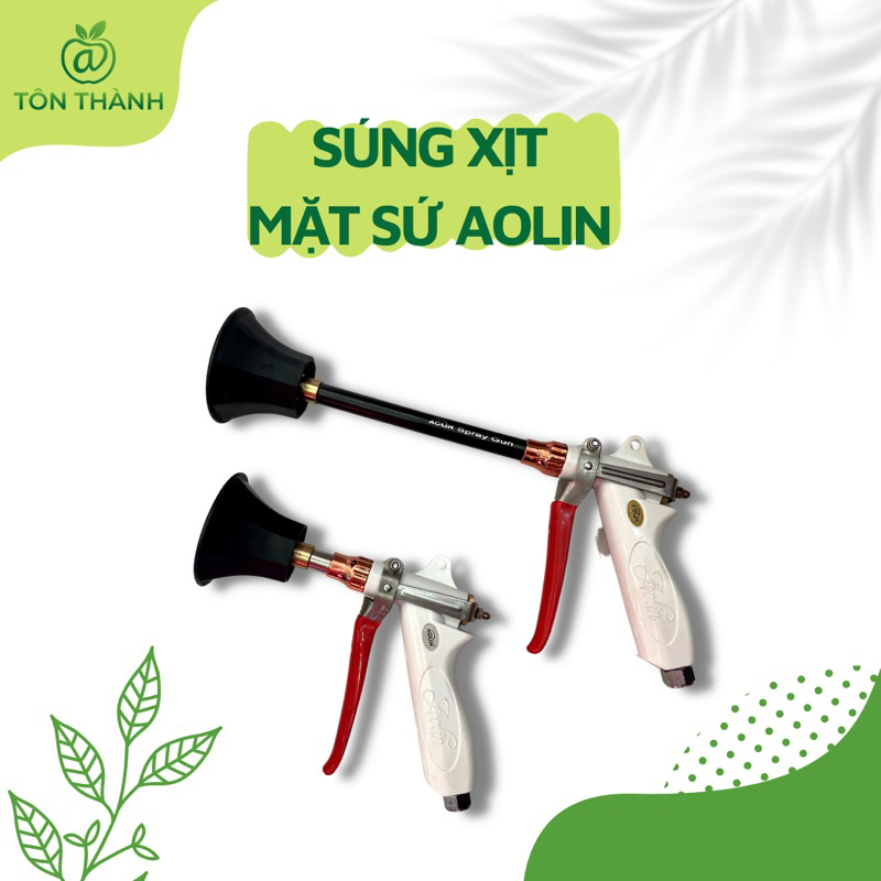 SÚNG XỊT TƯỚI CÂY RỬA XE MẶT SỨ AOLIN CAO CẤP 22CM 34CM CHỊU ÁP LỰC CAO ...