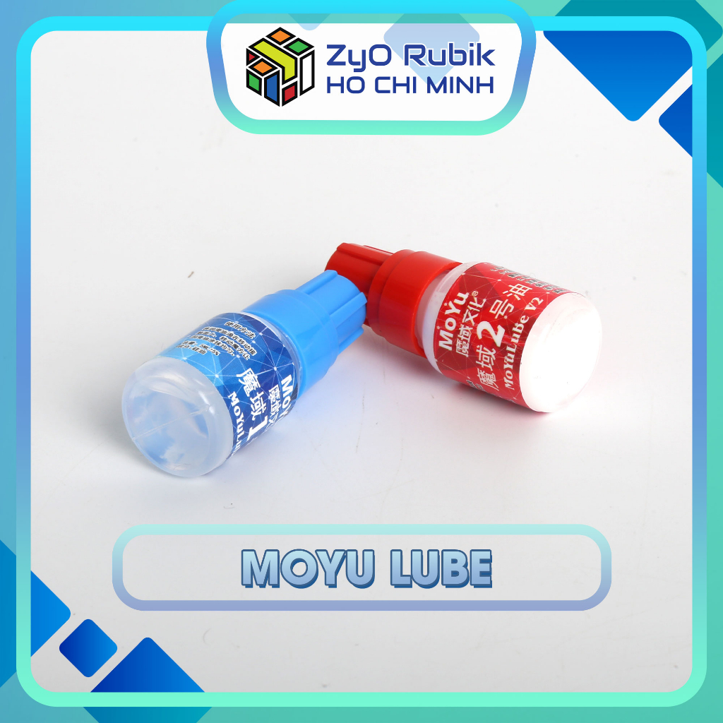 [Lube] Dầu Bôi Trơn Moyu V1, V2/ Lube Moyu Xanh Dương/ Lube Moyu Đỏ - Phụ Kiện Rubik - Zyo Rubik ...