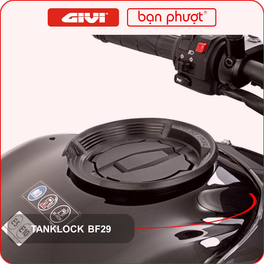Bộ Ngàm Gắn Túi Gài Bình Xăng BF29 - Đế Gắn Túi Bình Xăng TANKLOCK BF29 ...