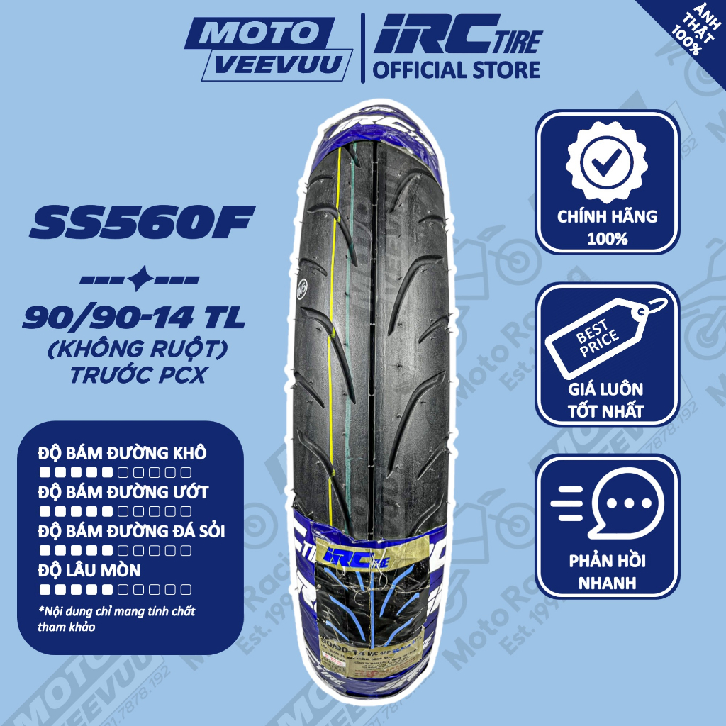 Vỏ lốp xe ga IRC INOUE NF66 NR83 SS 560 530 MB 520 48 NF59 NR76 005 70 80 90 100 110 120 140 10 ...