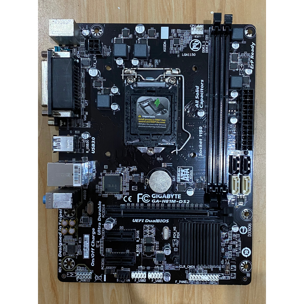 Main GigaByte H81M-DS2 ZIN chính hãng * * *TẶNG CHẮN FE + KEO TẢN NHIỆT ...