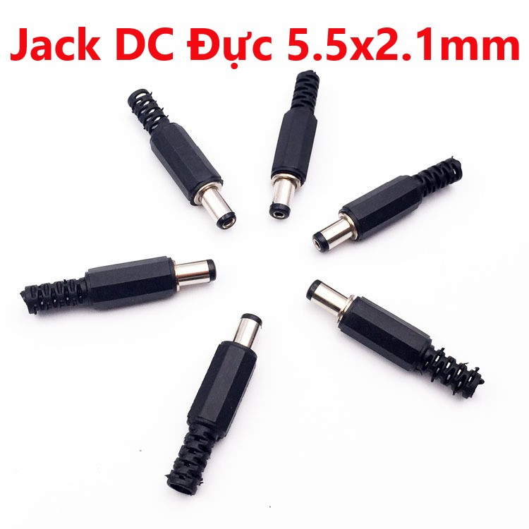 Jack DC đực cái 5.5x2.1mm, jack DC có ốc vặn 5.5x2.1mm | Shopee Việt Nam