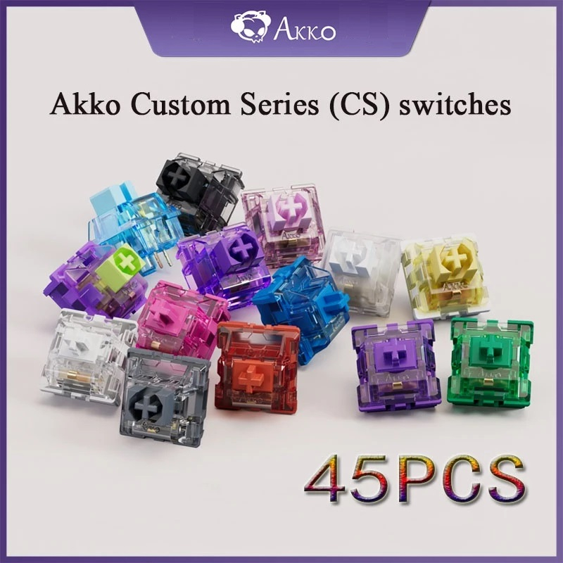[Mới, hàng chính hãng] Switch AKKO CS Switch – Haze Pink/Crystal (45 ...