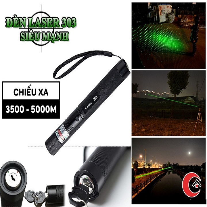 Đèn laze - đèn pin laser 303 chiếu xa hàng kilomet | Shopee Việt Nam