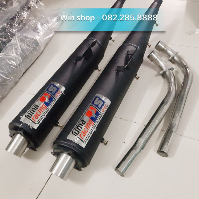 Pô Uma racing gắn xe máy Wave 110/Wave 100/Sirius/Exciter 135-150 -Hàng ...