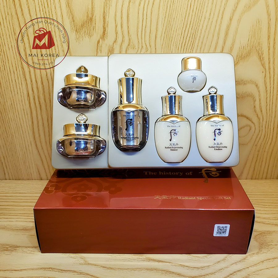 Set dưỡng da Whoo tái sinh hoa hiên mini 6 món sp cao cấp | Shopee Việt Nam