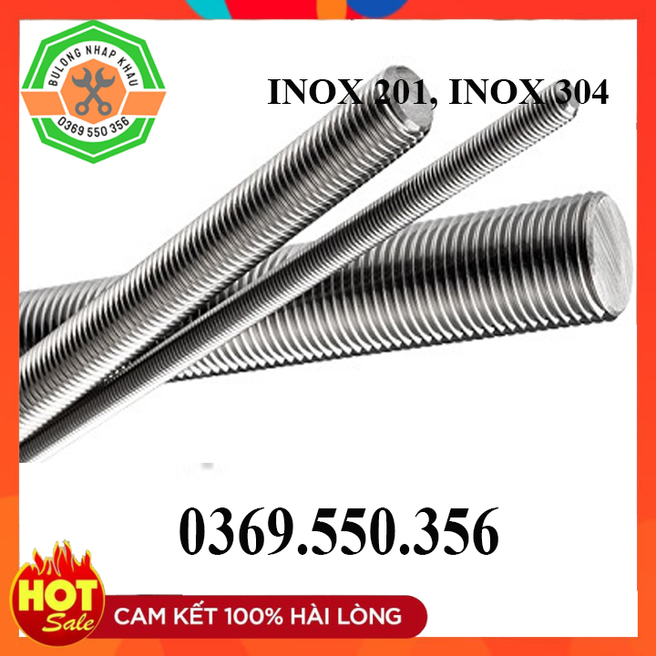 Thanh ren,ty ren inox 304 phi M4,M5,M6 | Shopee Việt Nam